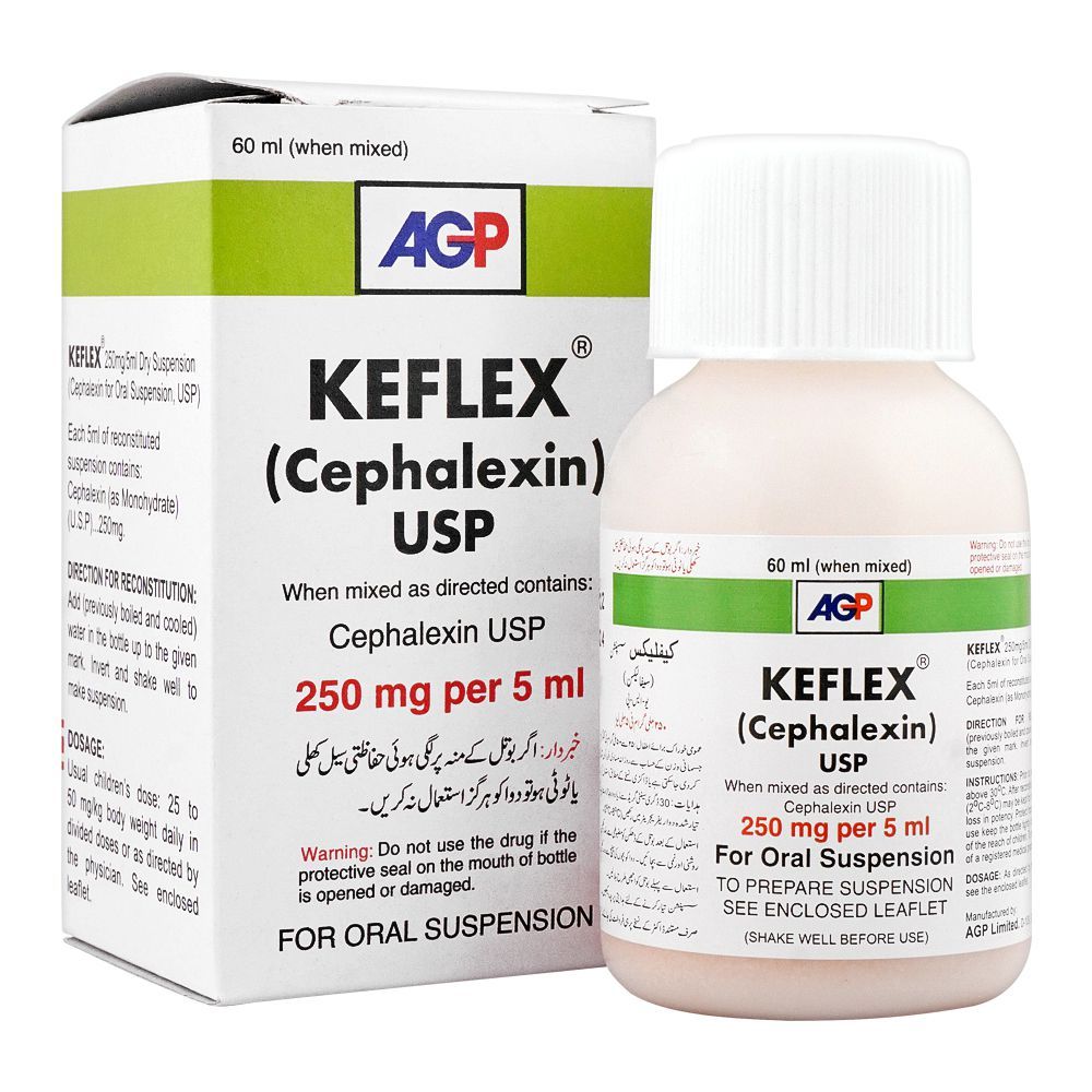 KEFLEX 250MG/5ML SUSP – Dawa Healthcare