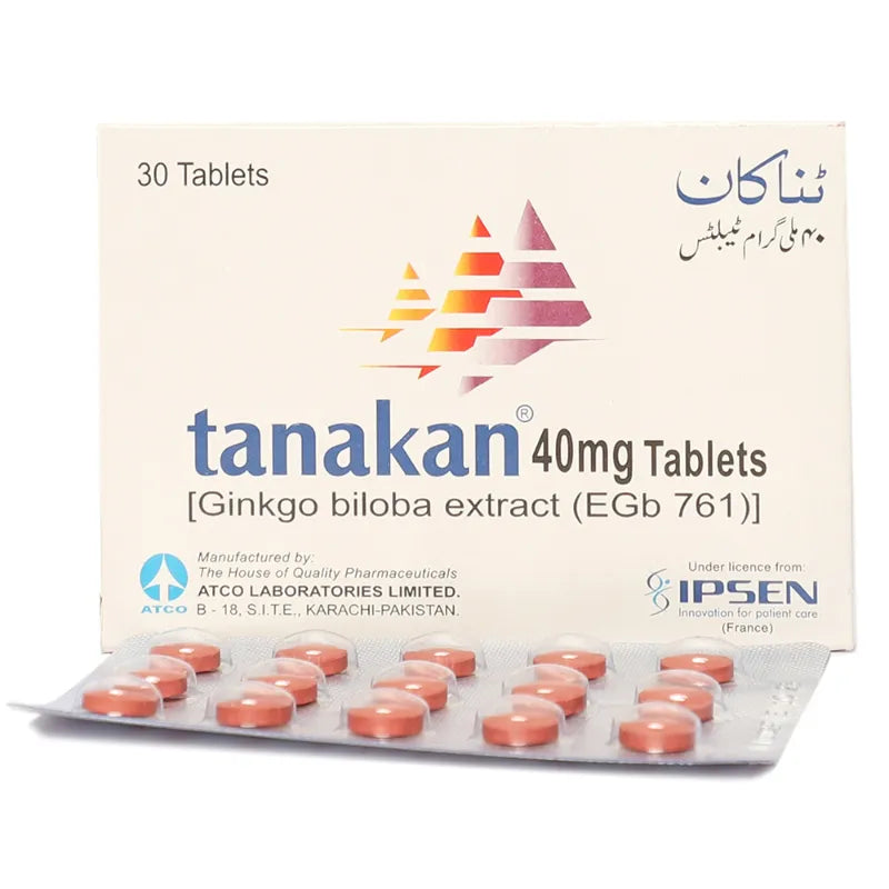 TANAKAN 40MG TAB – Dawa Healthcare