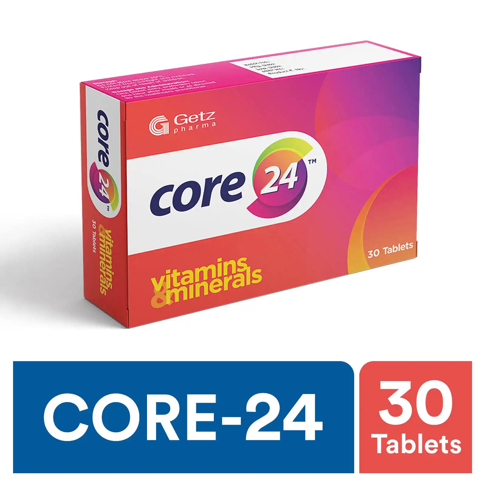 Buy Core 24 Tab 30s Online In Pakistan – Dawa Healthcare
