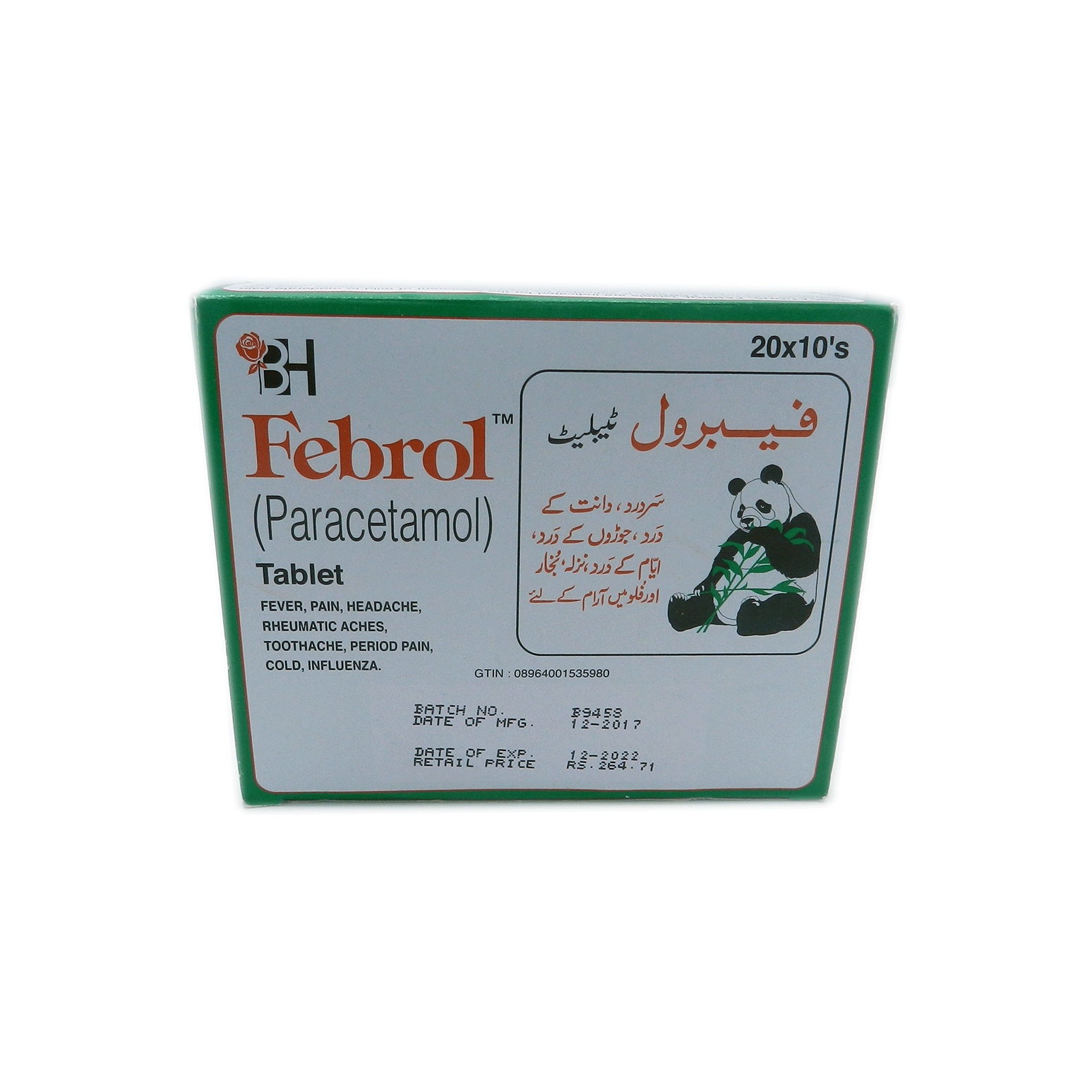 FEBROL 500MG TAB – Dawa Healthcare