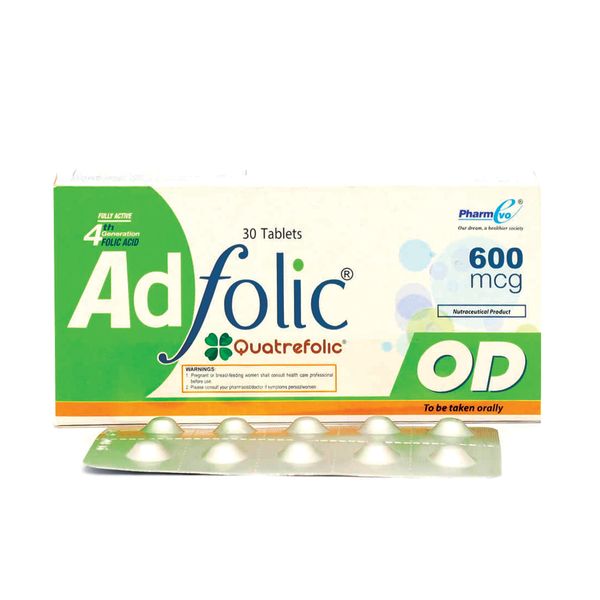 Ad Folic Od 600mcg Tab Online In Pakistan – Dawa Healthcare