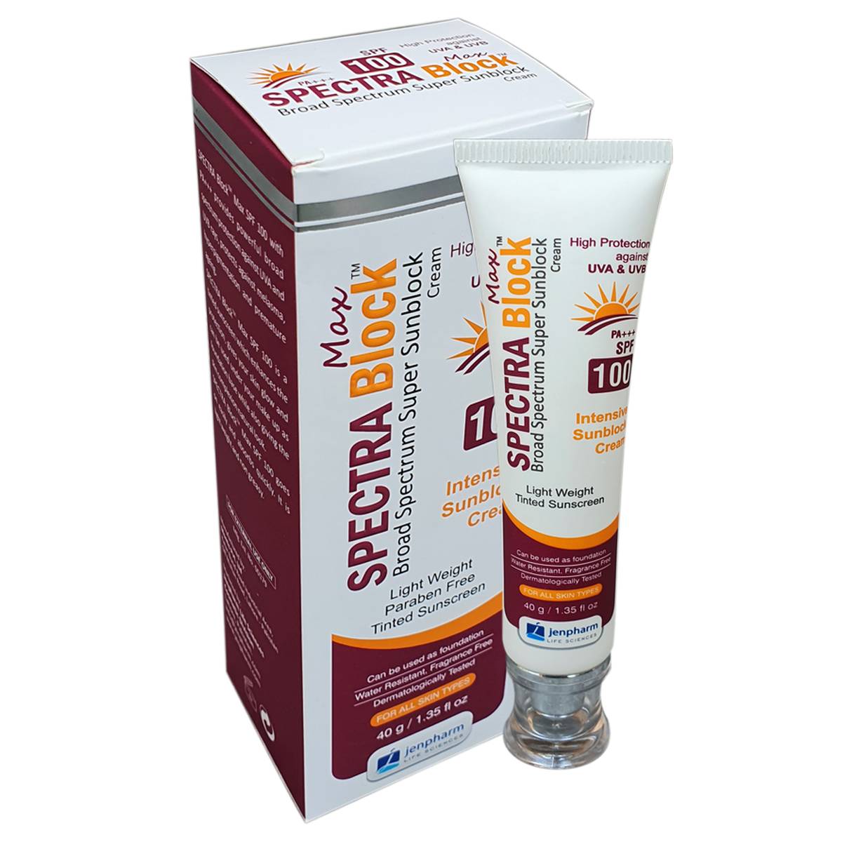 SPECTRA BLOCK MAX CREAM100SPF 40GM – Dawa Healthcare