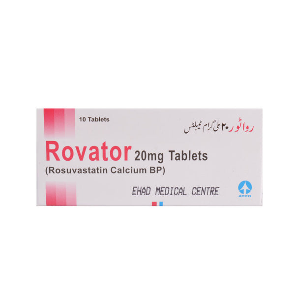 ROVATOR 20MG TAB – Dawa Healthcare