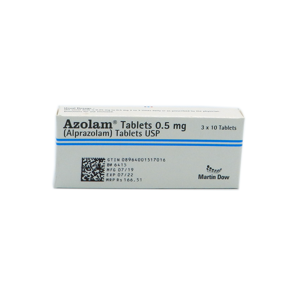 AZOLAM 0.5 TAB – Dawa Healthcare