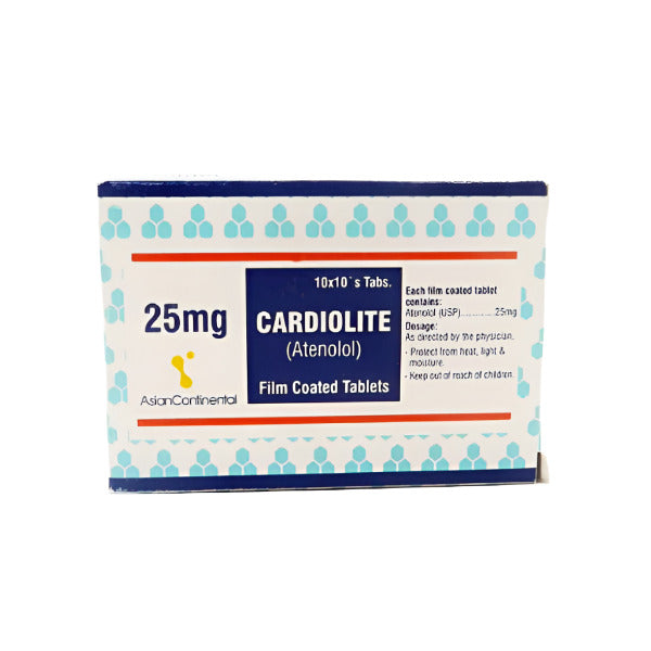 Cardiolite 25mg Tablets Price in Pakistan – Dawa Healthcare