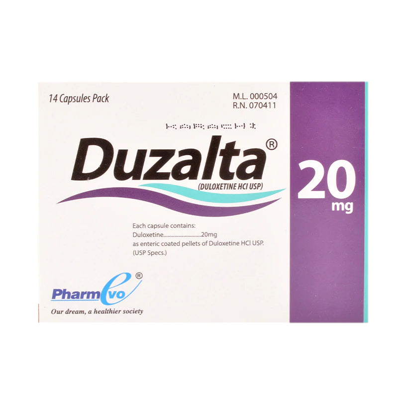 DUZALTA 20MG CAP – Dawa Healthcare