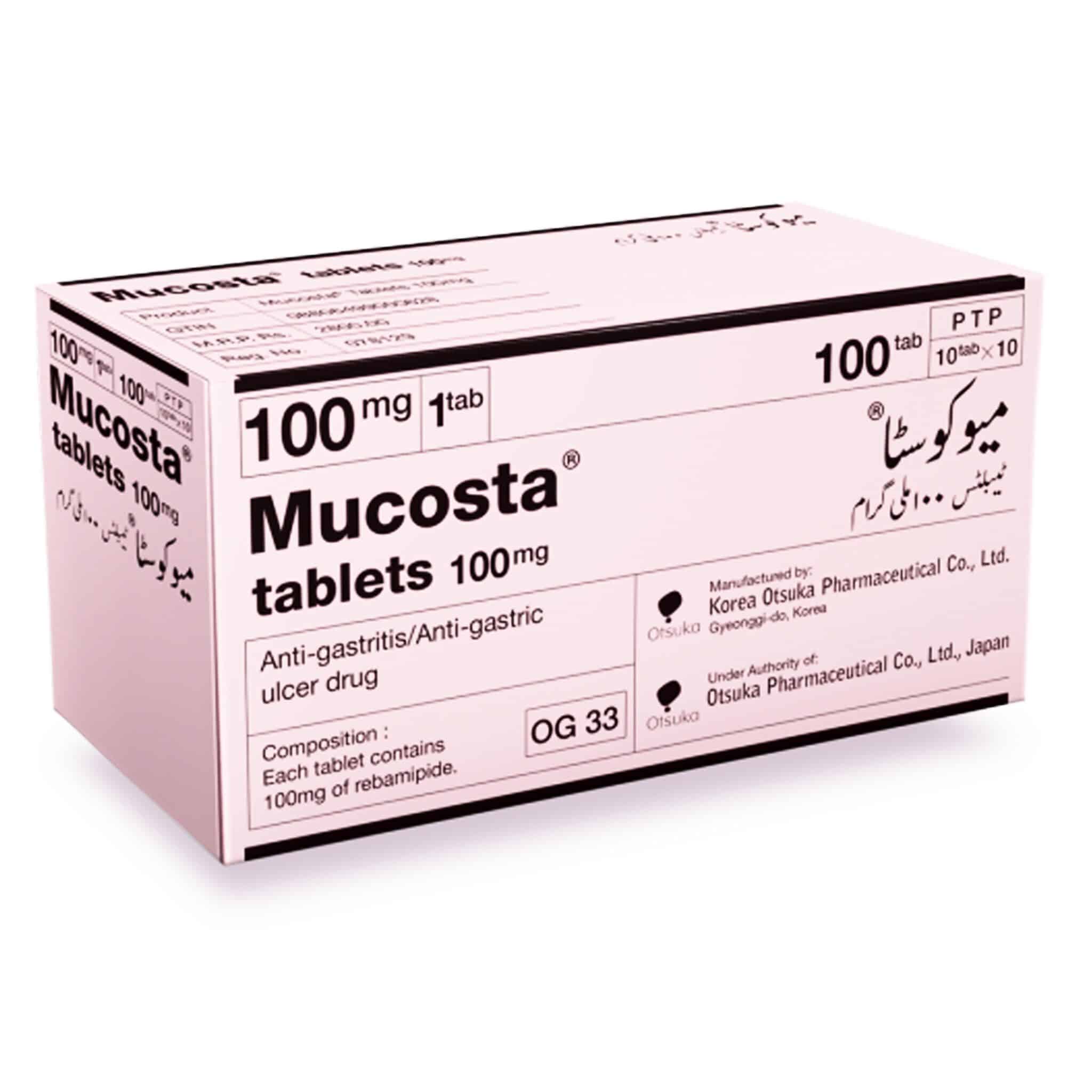 MUCOSTA 100MG TAB – Dawa Healthcare