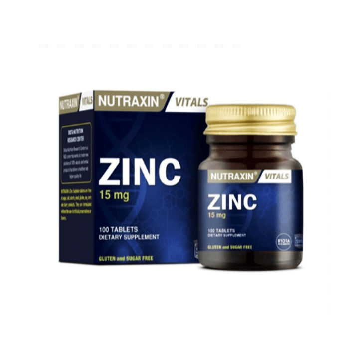 NUTRAXIN ZINC 15MG 100S – Dawa Healthcare