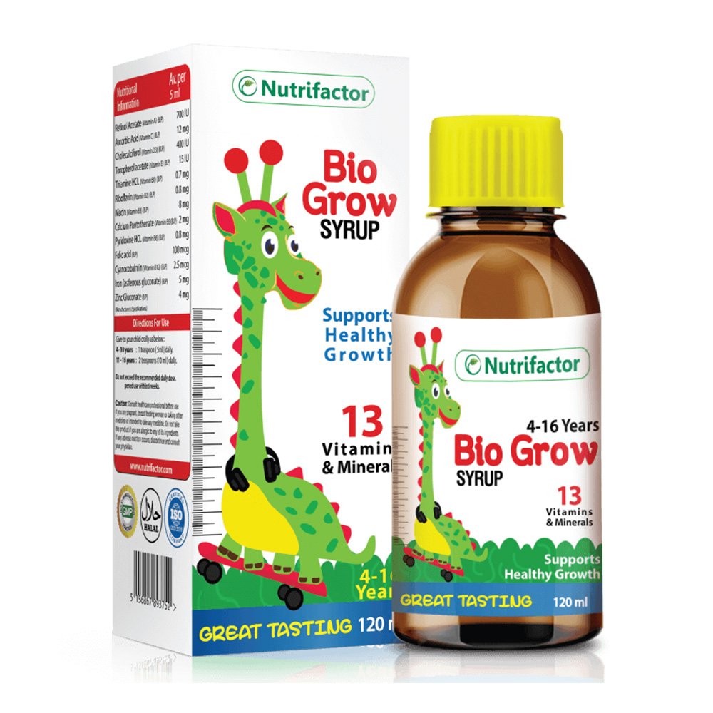 NF BIO GROW SYRUP 120ML – Dawa Healthcare