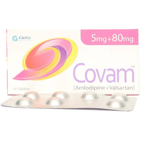 COVAM 5MG+80MG TAB – Dawa Healthcare