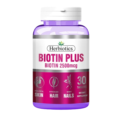 HB BIOTIN PLUS 2500MCG 30S – Dawa Healthcare