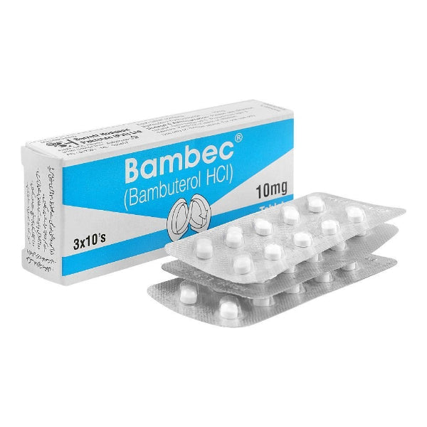 BAMBEC 10MG TAB 30S – Dawa Healthcare
