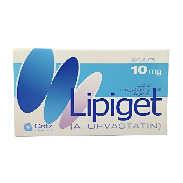 Buy Lipiget 10mg Tablets 30S Online in Pakistan – Dawa Healthcare