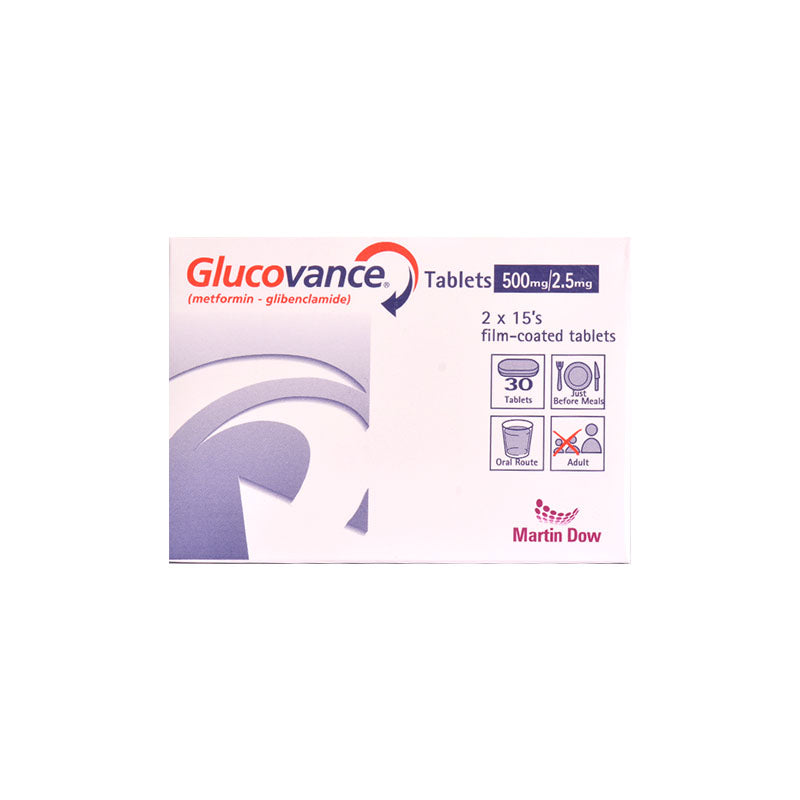 GLUCOVANCE 2.5MG+500MG TAB – Dawa Healthcare