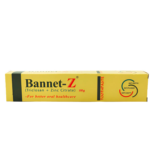 BANNET-Z TOOTHPASTE 100GM – Dawa Healthcare