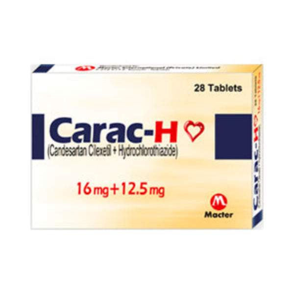CARAC-H 16MG+12.5MG TAB – Dawa Healthcare