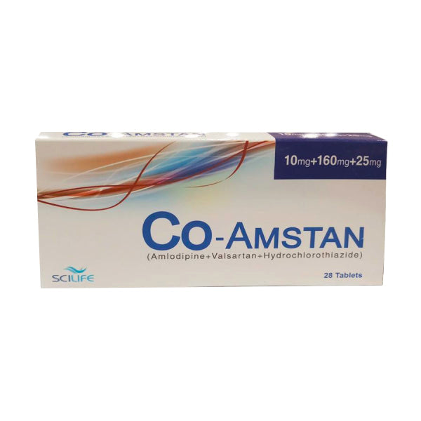 CO-AMSTAN 10/160/25MG TAB – Dawa Healthcare