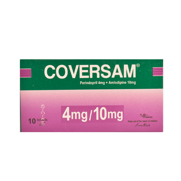 COVERSAM 4/10MG TAB – Dawa Healthcare