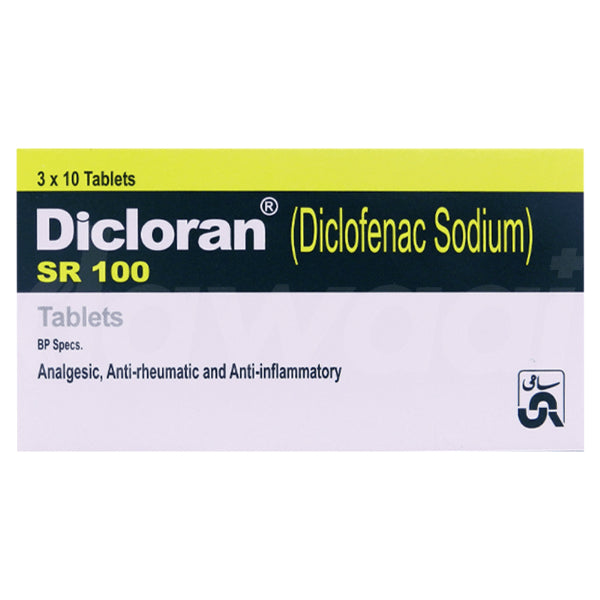 DICLORAN SR-100 TAB – Dawa Healthcare