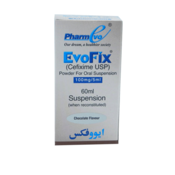 EVOFIX 100MG/5ML SUSP (60ML) – Dawa Healthcare