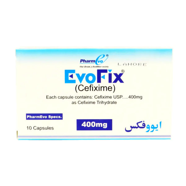 EVOFIX 400MG CAP – Dawa Healthcare