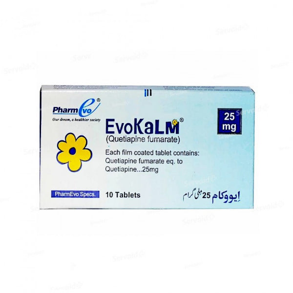 EVOKALM 25MG TAB – Dawa Healthcare