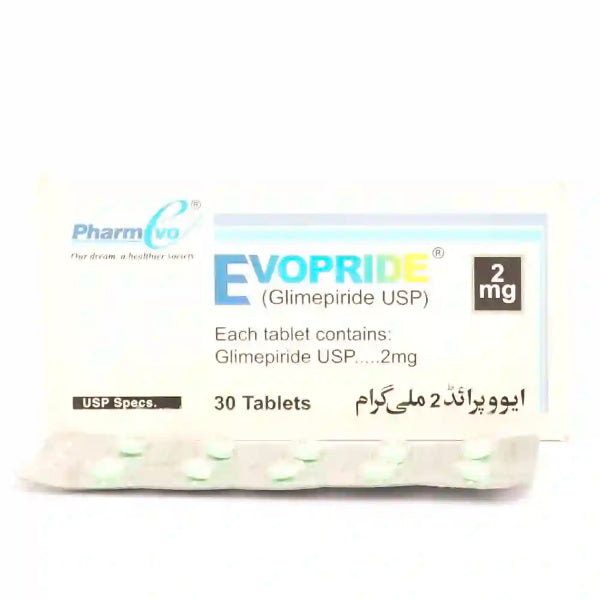EVOPRIDE 2MG TAB – Dawa Healthcare
