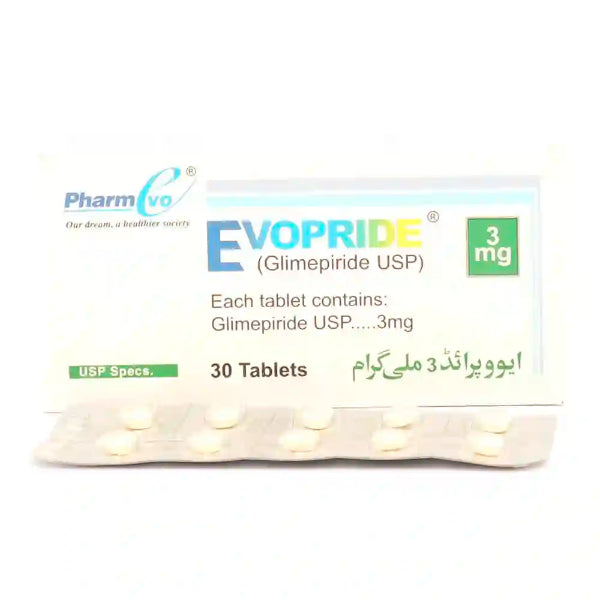 EVOPRIDE 3MG TAB – Dawa Healthcare