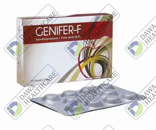 GENIFER-F TAB 10S CHEWABLE – Dawa Healthcare