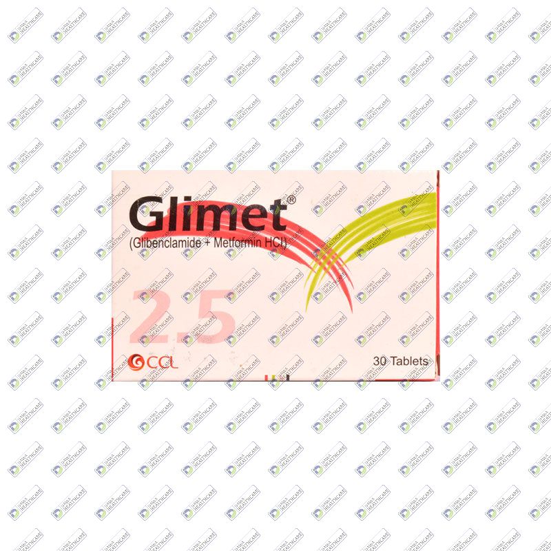 GLIMET 2.5MG+500MG TAB – Dawa Healthcare