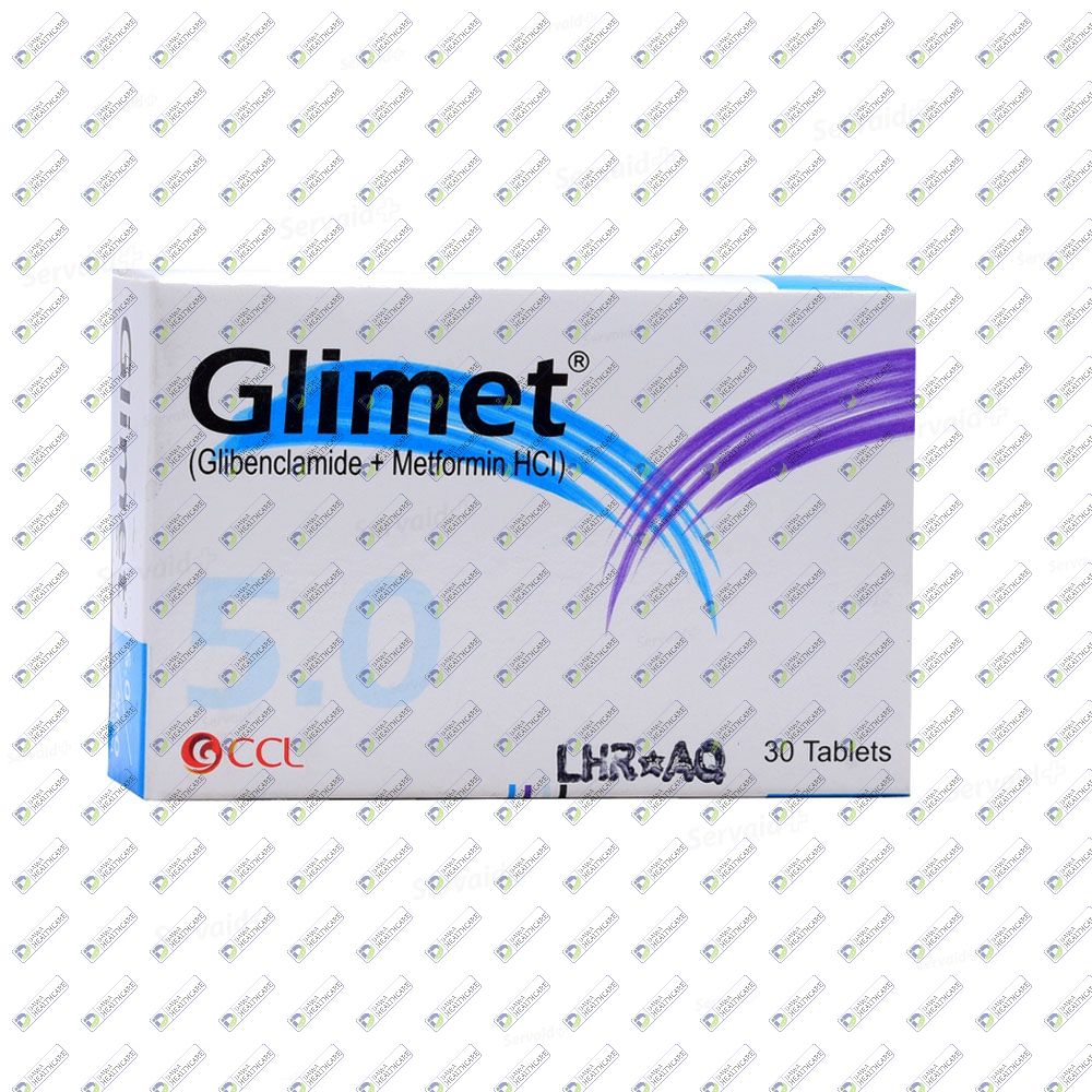 GLIMET 5MG+500MG TAB – Dawa Healthcare
