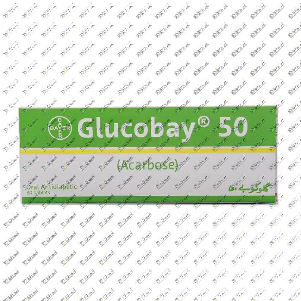GLUCOBAY 50MG TAB – Dawa Healthcare