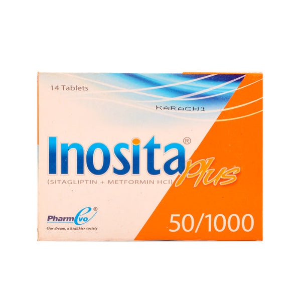INOSITA PLUS 50MG+1000MG TAB – Dawa Healthcare