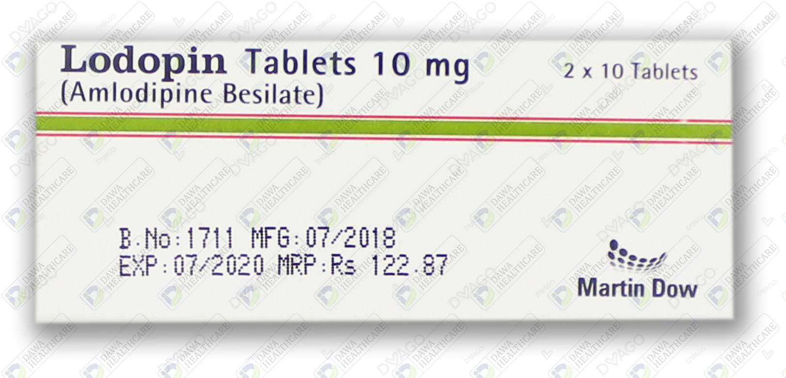 LODOPIN 10MG TAB – Dawa Healthcare