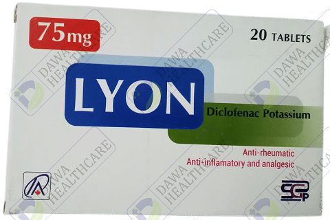LYON 75MG TAB – Dawa Healthcare