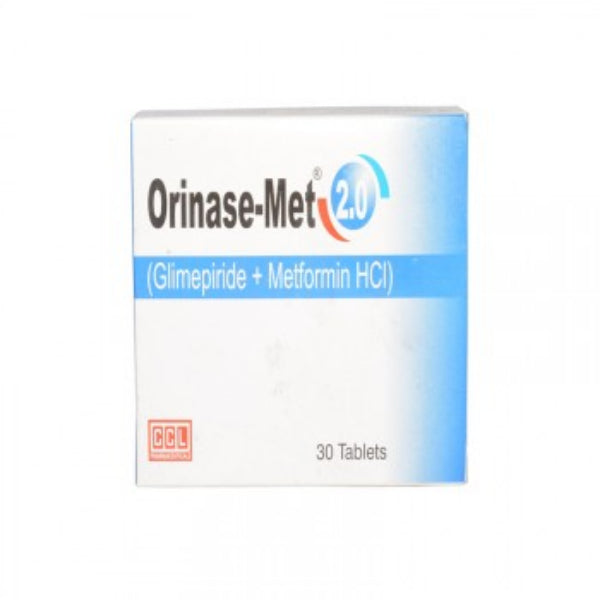 ORINASE-MET 2MG+500MG TAB – Dawa Healthcare