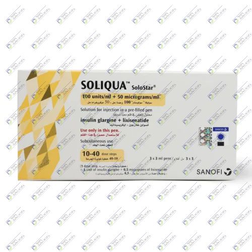 SOLIQUA PEN (100IU/50MCG) 1S – Dawa Healthcare