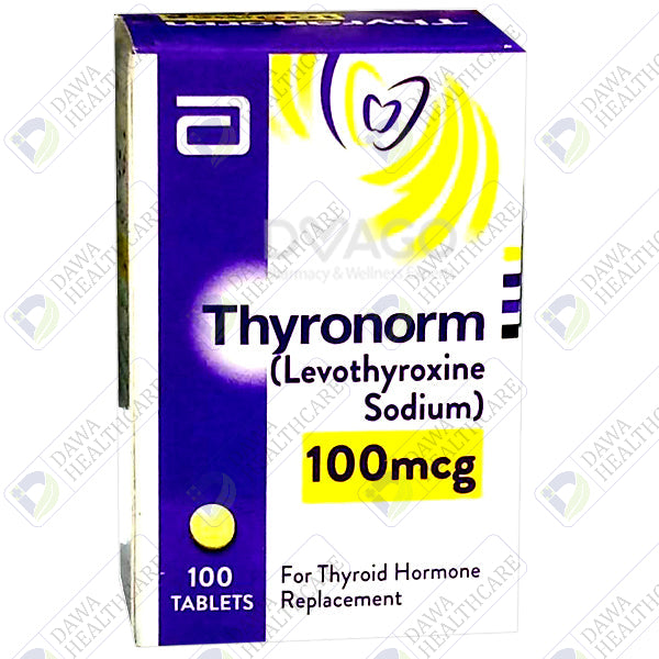 THYRONORM 100MCG TAB – Dawa Healthcare